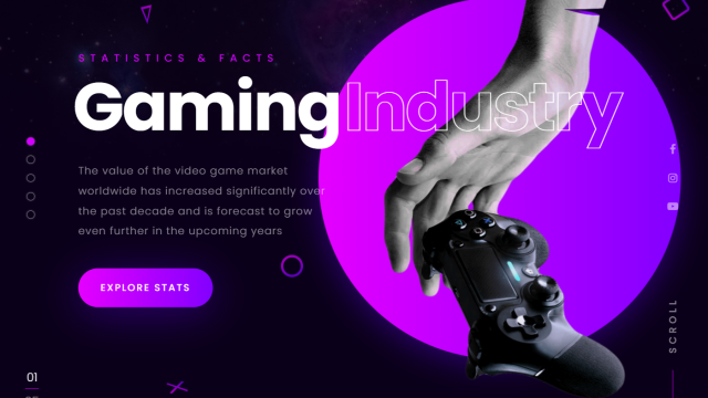 Website Template - Gaming Industry Website | AOGO Technologies PL